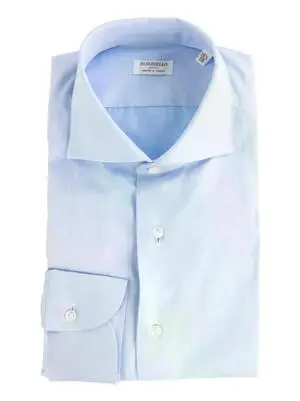 BORRIELLO NAPOLI Marechiaro Spread-collar Shirt - Blue