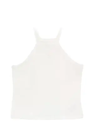 NEW BALANCE Embroidered-logo Top - Neutrals