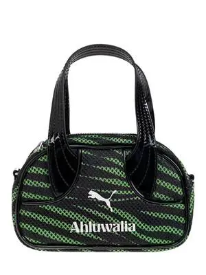 PUMA X Ahluwalia Mesh-knit Cross Body Bag - Black