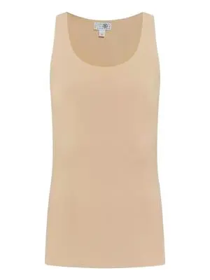 MAISON MARGIELA Logo-print Tank Top - Neutrals