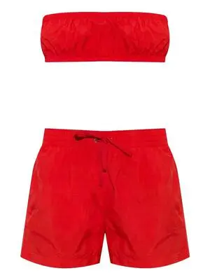 MAISON MARGIELA Drawstring-waistband Shorts - Red