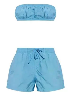 MAISON MARGIELA Drawstring-waist Shorts - Blue