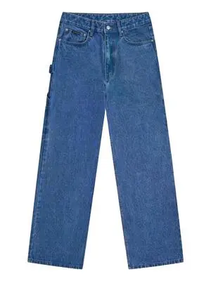 Gosha Rubchinskiy Utility Stonewashed Straight-leg Jeans - Blue