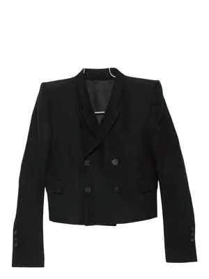 Rick Owens Double-breasted Blazer - Black
