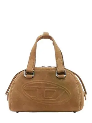 DIESEL® Mini 1dr Dome Leather Tote - Brown