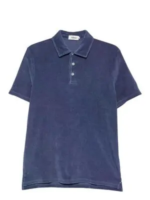 Altea Smith Terry-cloth Polo Shirt - Blue