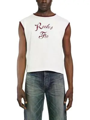 SECOND / LAYER Rocker Foo T-shirt - White