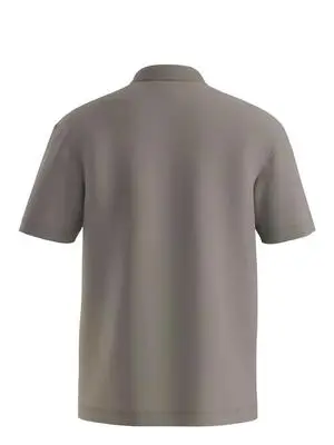 Hugo Logo-patch Polo Shirt Grey