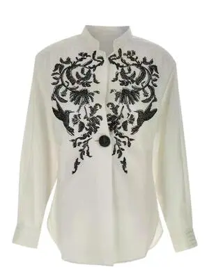 JACQUES WEI Floral Sequin Jacket - Neutrals