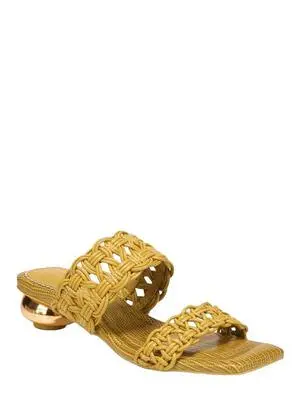 CIRCUS NY BY SAM EDELMAN Clover Woven Strap Sandal - Lima Lime