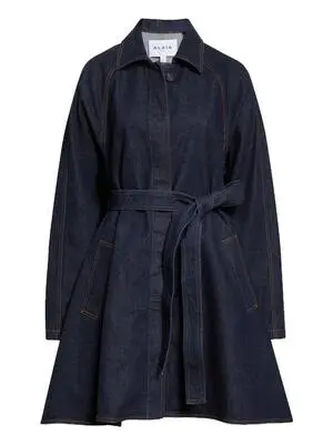 Alaïa Paneled Denim Jacket - Bleu Brut