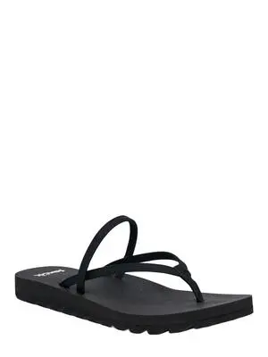 Sanuk Yoga Strappy Sandal - Black