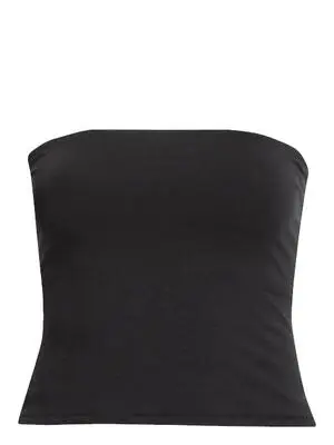 SKIMS Stretch Cotton Jersey Tube Top - Soot