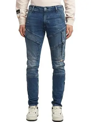 G-star Raw Airblaze 3d Skinny Jeans - Worn In Mountain Dusk