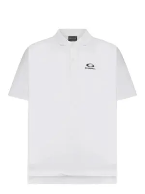 Balenciaga Short Sleeve Regular Polo - White