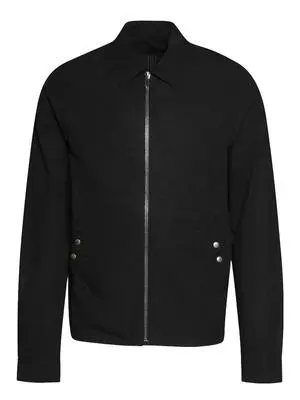 Rick Owens Zip Front Jacket - Black