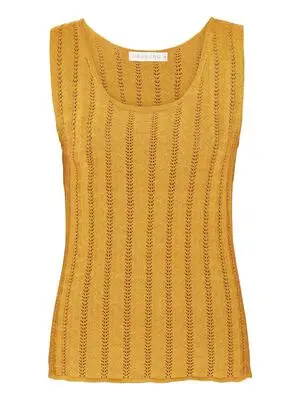 GROBUND Aase Knit Top - Yellow