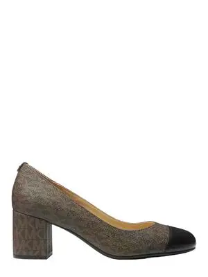 Michael Kors 57mm Perla Flex Heeled Pumps - Brown