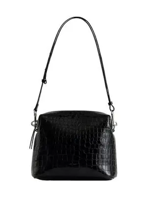 YU MEI Ch'lita Croc-Effect Leather Crossbody Bag