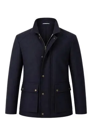 KOY CLOTHING Aberdare Coat - Blue