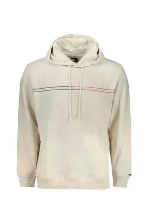 Tommy Hilfiger Logo-print Drawstring Hoodie - Neutrals