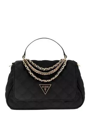 Guess Giully Quilted Tote Bag - Black
