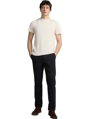 Onia Stretch Linen Crewneck Short Sleeve Tee - Bone