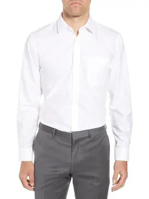 Nordstrom Smartcare™ Trim Fit Solid Dress Shirt - White