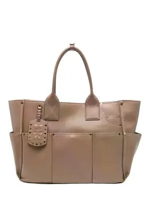 GANNI Multi-pocket Tote Bag - Brown