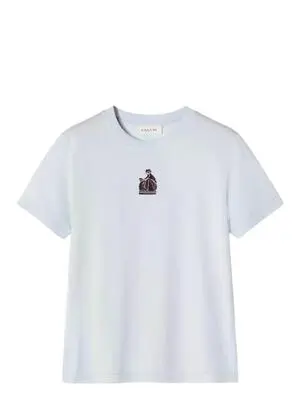 LANVIN Graphic Crew-neck T-shirt - White