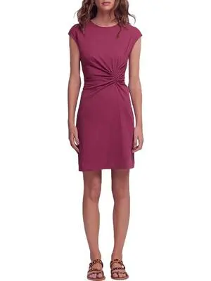 Boden Delilah Twist Short Dress - Raspberry Coulis