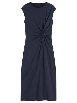 Boden Delilah Twist Midi Dress - Navy