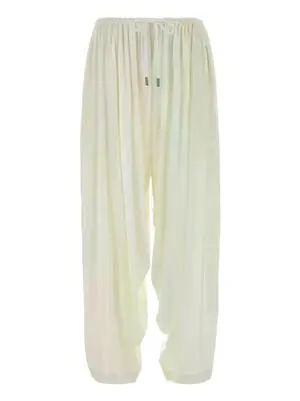 Co Elasticated-waist Gathered Trousers - Neutrals