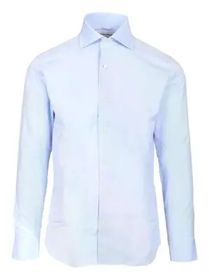 AL DUCA D’AOSTA 1902 Spread-collar Shirt - Blue
