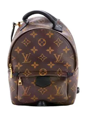 LOUIS VUITTON Palm Springs Monogram Canvas Mini Backpack - Brown