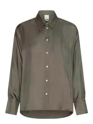 Marella Button-up Shirt - Brown