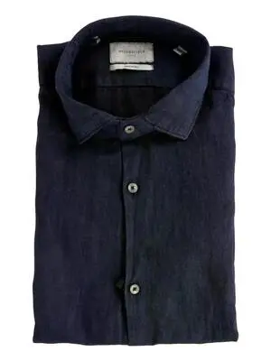 BROOKSFIELD Button-down Shirt - Blue