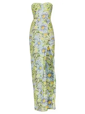 BRONX AND BRONCO Veronica Maxi Dress - Green
