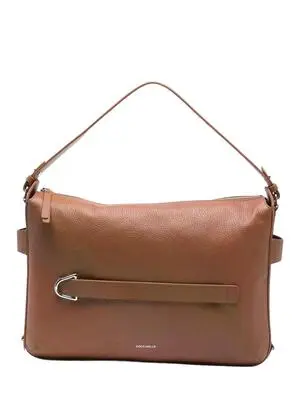 COCCINELLE Grainy Leather Shoulder Bag - Brown