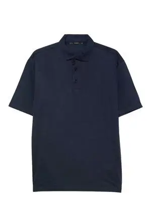 KANGRA Short-sleeved Polo Shirt - Blue