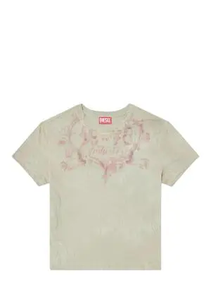 DIESEL® 1978 Industry" Graphic Print T-shirt - Neutrals