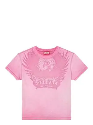 DIESEL® Cotton T-Shirt Pink