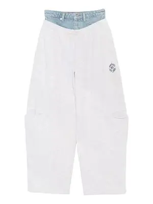 Alexander Wang Layered Waistband Track Pants - Grey