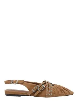 Ash Bianca Studded Mules - Neutrals