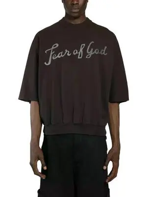 Fear Of God 43 Cut-sleeve Sweatshirt - Brown