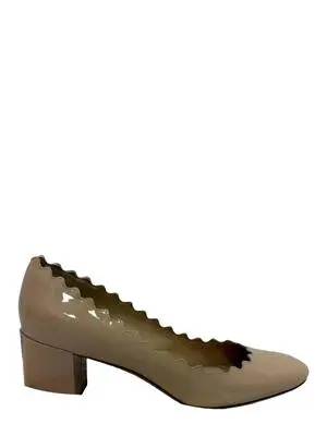 Chloé Lauren Scalloped Pumps - Neutrals
