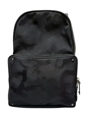 Valentino Garavani Camouflage Jacquard Backpack - Black