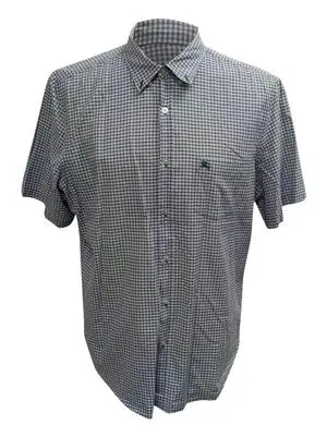 Burberry Plaid Shirt - Blue