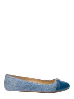 Michael Kors Mandy Denim Ballet Flats - Blue