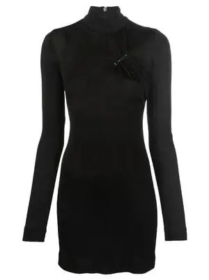 1017 Alyx 9sm High-neck Mini Dress - Black